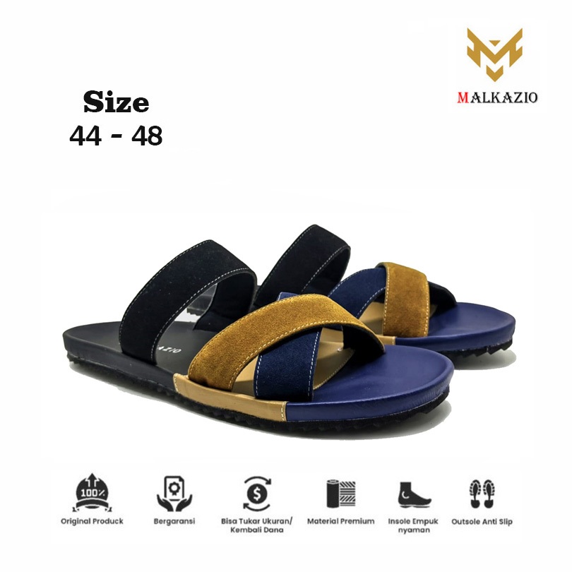 Jual ZAGIB x Malzi | Sandal Pria Ukuran Jumbo Big Size 44 45 46 47 48 ...