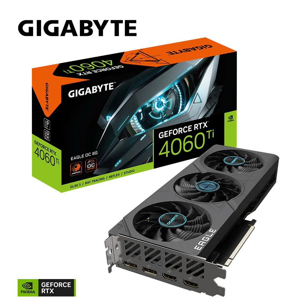 Jual VGA Gigabyte Eagle GeForce RTX 4060Ti 8GB GDDR6 OC Edition Triple ...