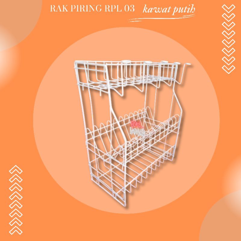 Jual Rak Piring Besi Model Cantingan Gelas / RPL 03 Hitam / Rak Piring ...