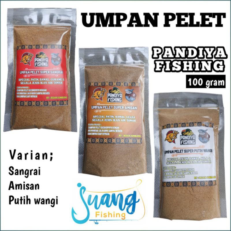 Jual Pandiya Fishing Umpan Pelet 100 gram | Shopee Indonesia