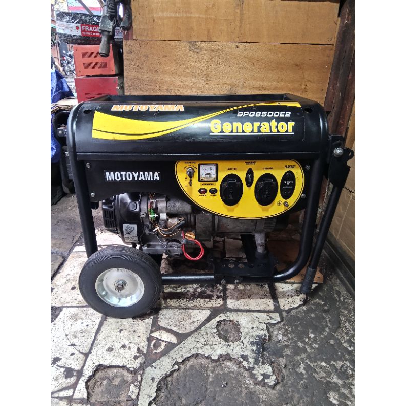 Jual Mesin GENSET MOTOYAMA SPG8500E2/ 6500 Watt Elektrik stater ...