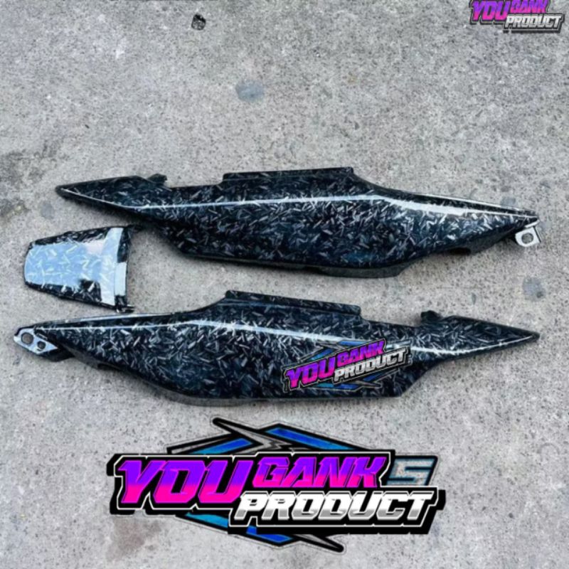 Jual Body box samping megapro mp new primus carbon forged carbon glossy ...