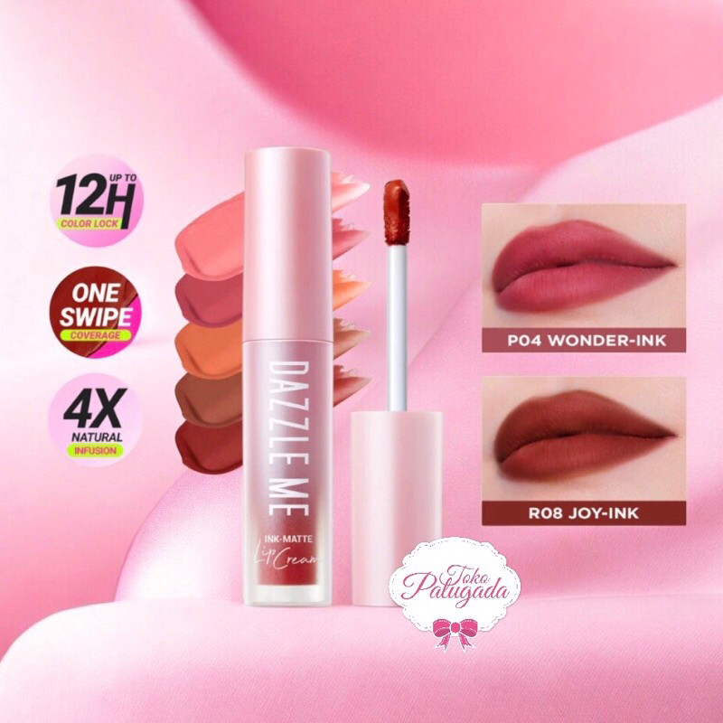 Jual DAZZLE ME Ink-Matte Lip Cream - Lip Matte Dazzle Me - Lipstick Dazzle Me | Shopee Indonesia