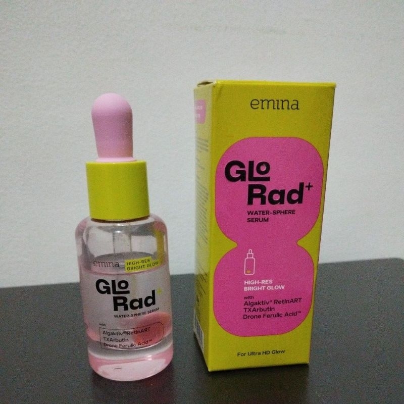 Jual Emina Glo Rad Water-Sphere Serum (Preloved) | Shopee Indonesia