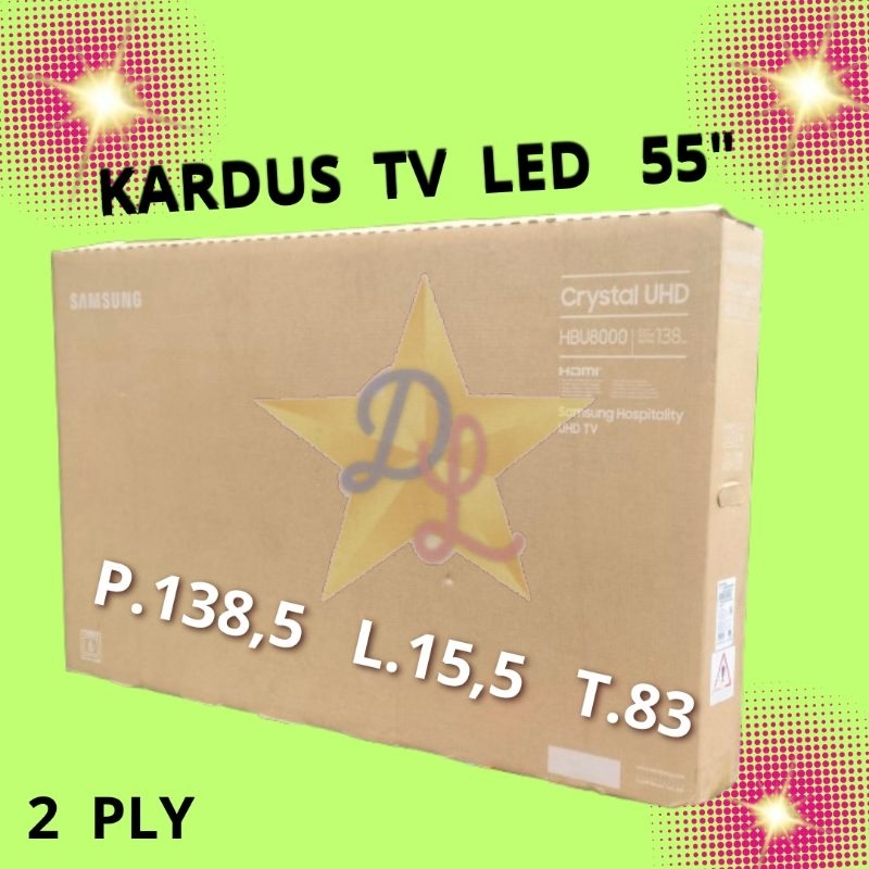 Jual kardus bekas Samsung Kardus TV LED 55 inches | Shopee Indonesia
