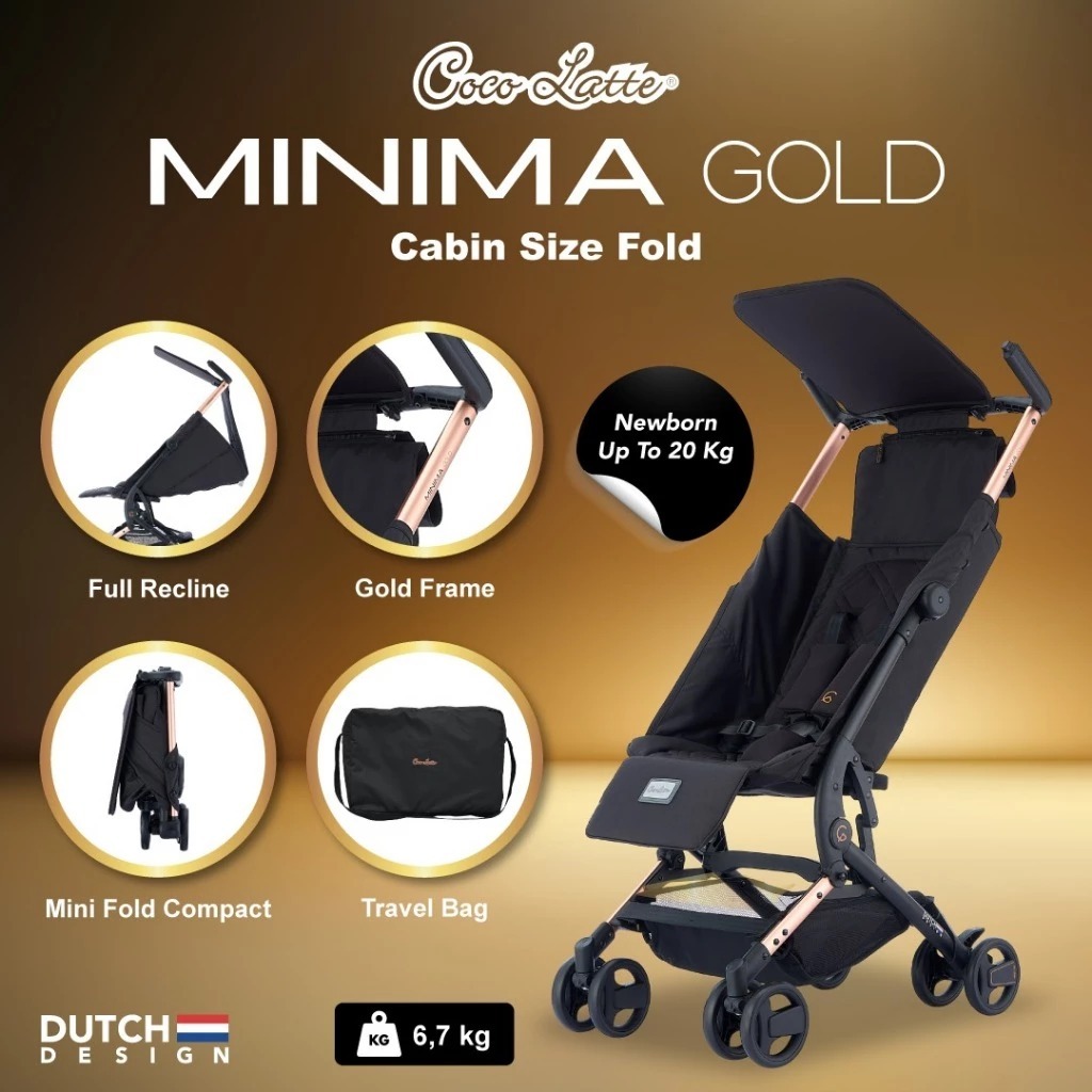 Jual Cocolatte Minima+ Plus Stroller Baby Bayi Cabin Size | Shopee ...