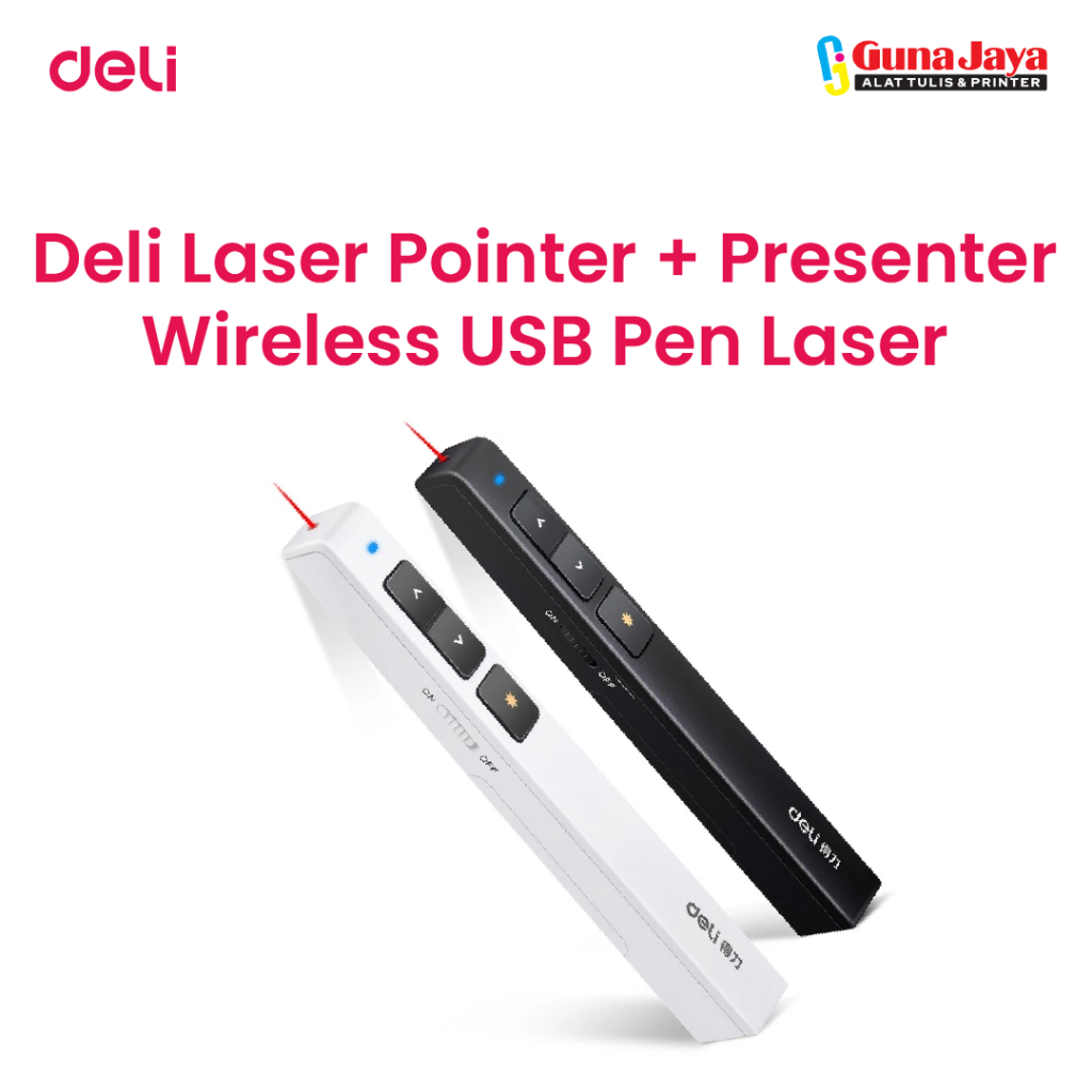 Jual DELI E-2802 LASER POINTER PUTIH | Shopee Indonesia