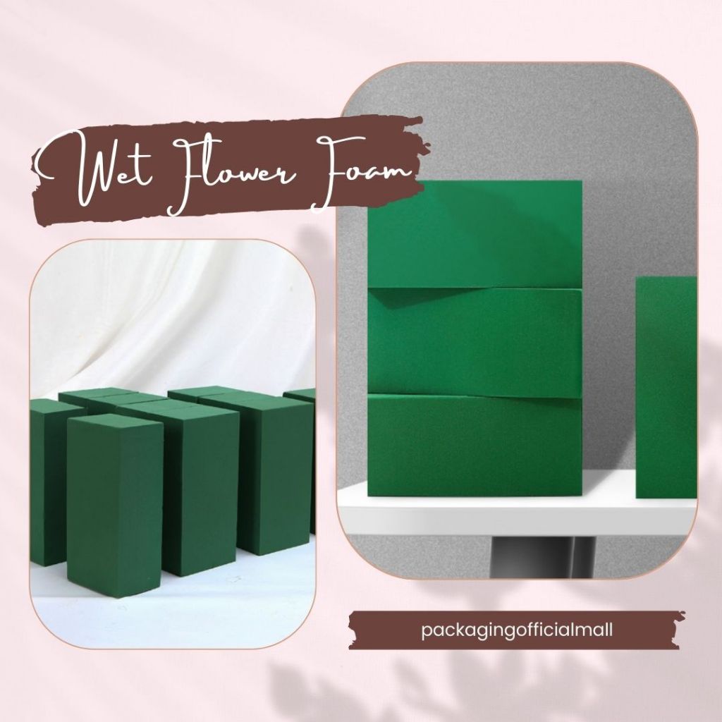 Jual WET FLOWER FOAM / BUSA BASAH / GABUS BUNGA / FLORIST SUPPLY / FOAM ...