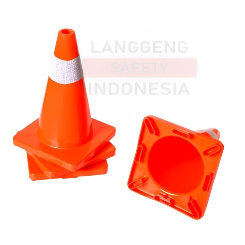 Jual Traffic Cone 45Cm - Kerucut Lalu Lintas Pembatas Jalan 45 Cm | Shopee Indonesia