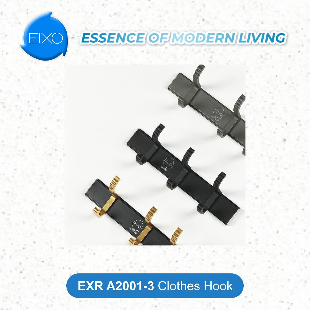 Jual Gantungan Baju Aluminium EIXO Rucchetti Hanger Handuk Kapstok ...