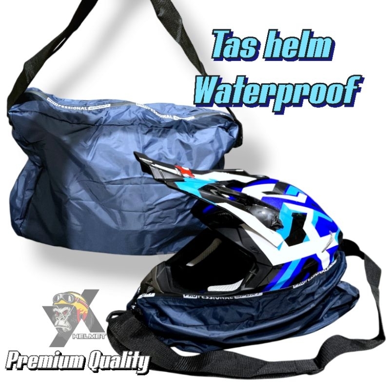 Jual TAS HELM WATERPROOF premium - Sarung Helm Anti Air kualitas ...