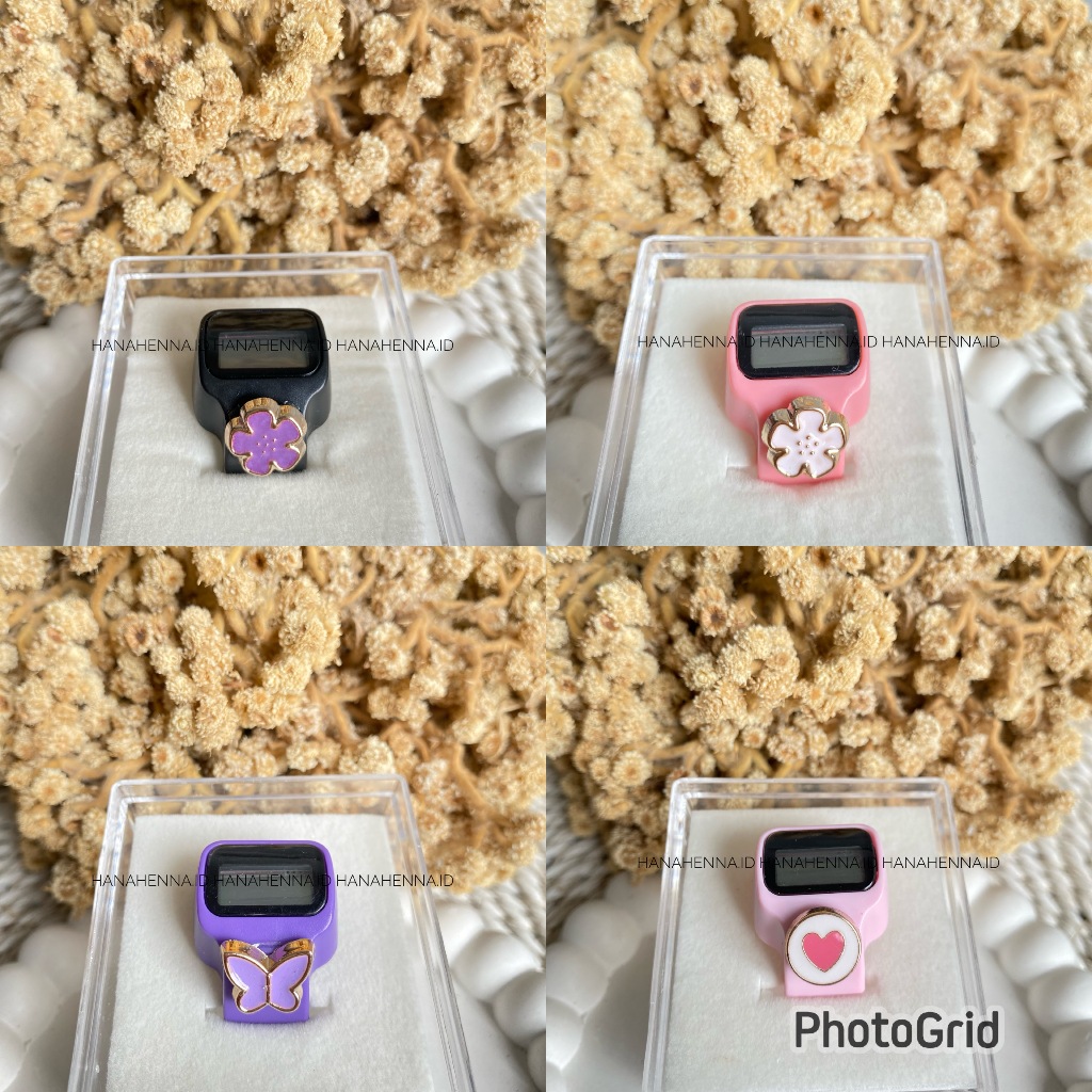 Jual Tasbih Digital Mini Viral Hias Tombol / LED Mini Ring / Tasbih ...