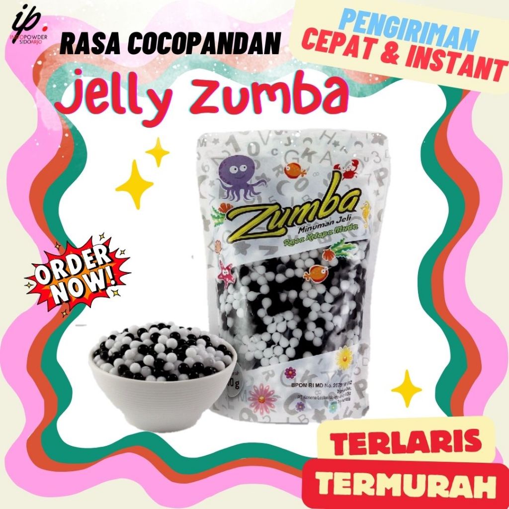 Jual JELLY MOTIF ZUMBA 500GR / MUTIARA HITAM PUTIH / DADU / BUBBLE ...