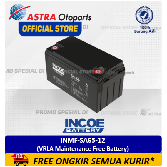 Jual Baterai / Aki Deep Cycle AGM INMF-SA65-12 (65 Ah - 12 Volt) Merk ...