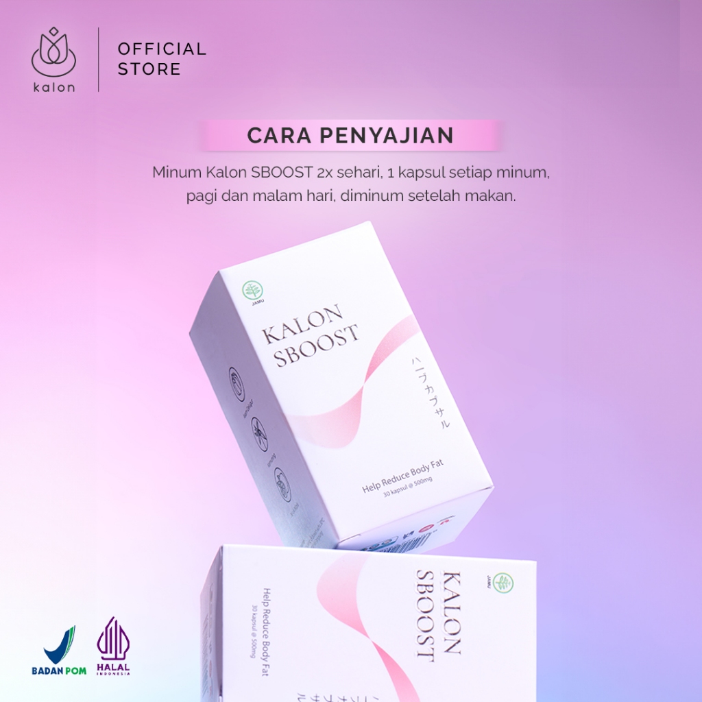 Jual Kalon SBOOST Isi 30 Kapsul | Pelangsing BPOM | Shopee Indonesia