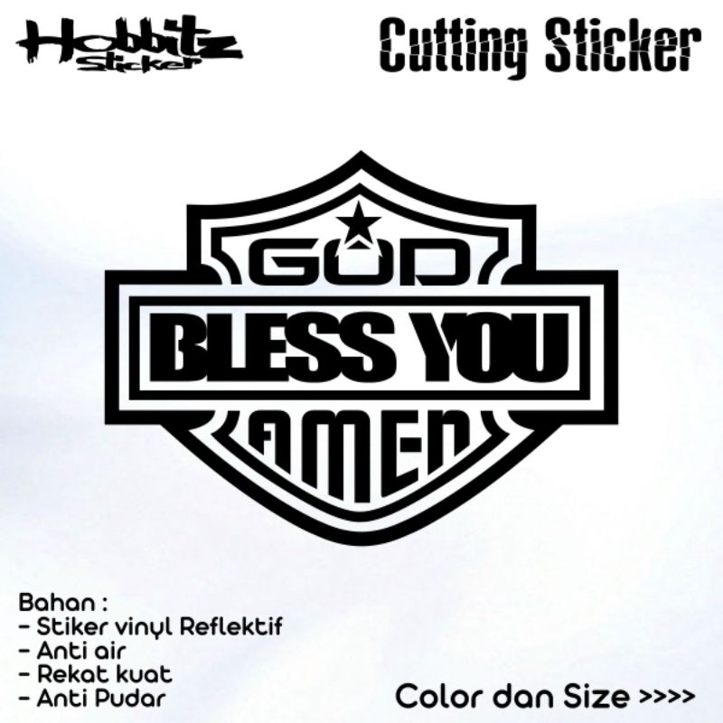 Jual Stiker Cutting Logo Kata Kata Religius Rohani Kristen Terbaru ...