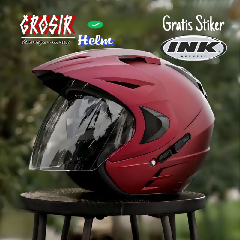 Jual Helm Ink Jp 8 T1 Double Visor Premium Original Cnp SNI- Helm ...