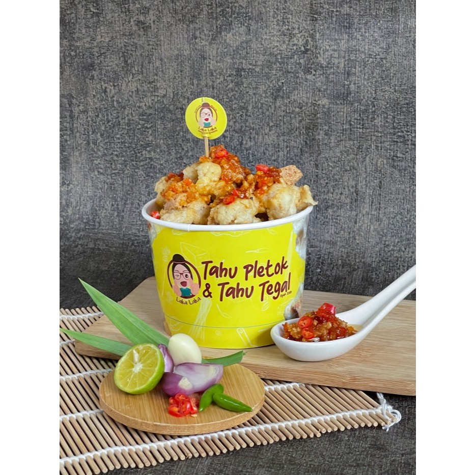 Jual Tahu Pletok Mini, Tahu Aci Model Mini, sertifikat HALAL Laka Laka Tofu | Shopee Indonesia