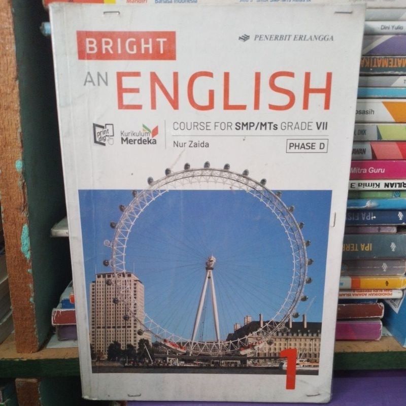Jual BUKU BRIGHT AN ENGLISH UNTUK SMP/MTS KELAS VII-7-1 KURIKULUM MERDEKA | Shopee Indonesia