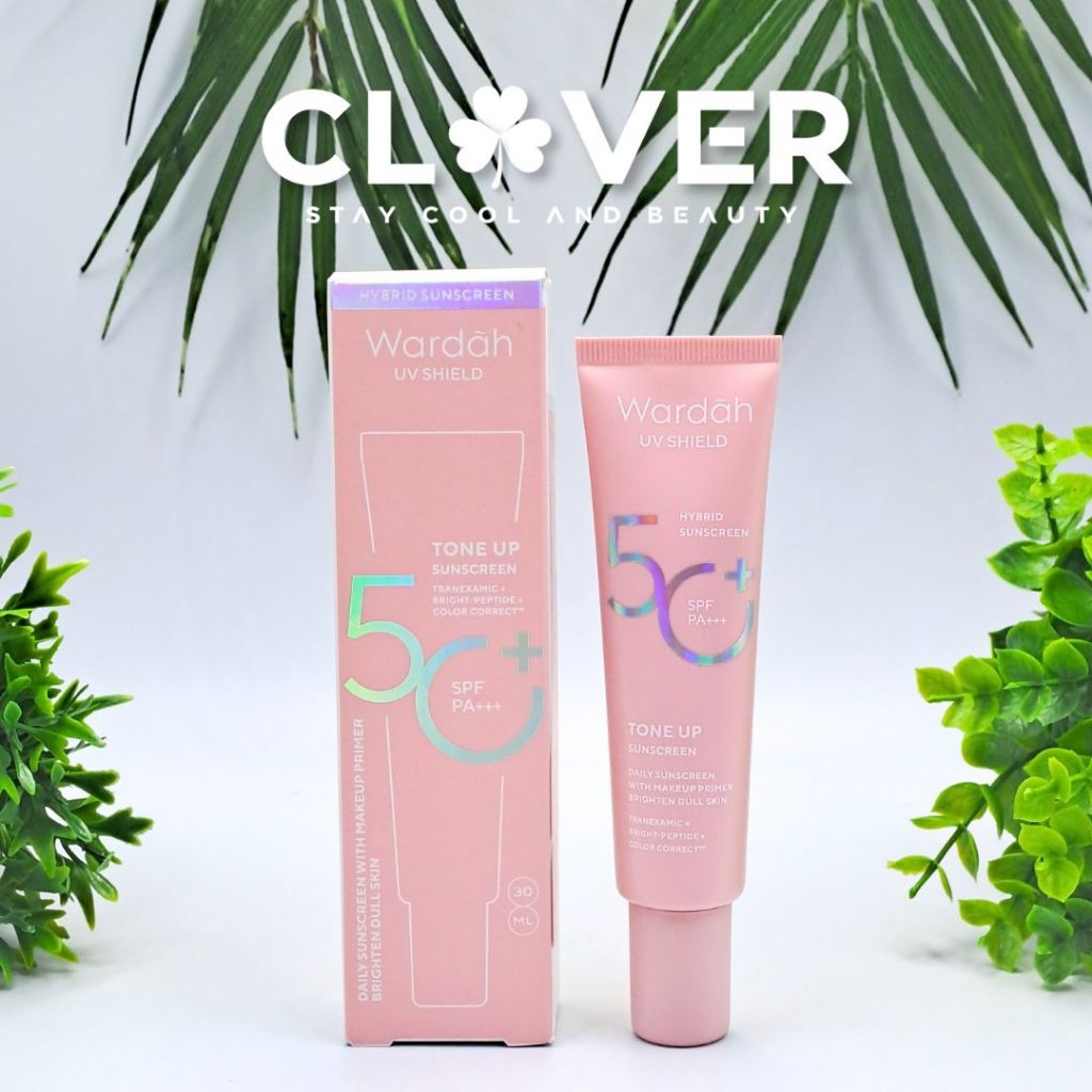 Jual WARDAH UV SHIELD TONE UP SUNSCREEN SPF 50+++ 30ml | Shopee Indonesia