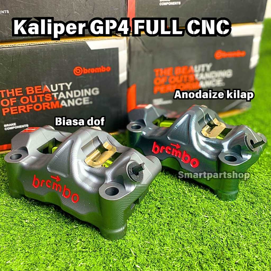 Jual Kaliper 4 Piston Brembo GP4 GP4RX Full Cnc Set Pangkon ninja | Shopee Indonesia