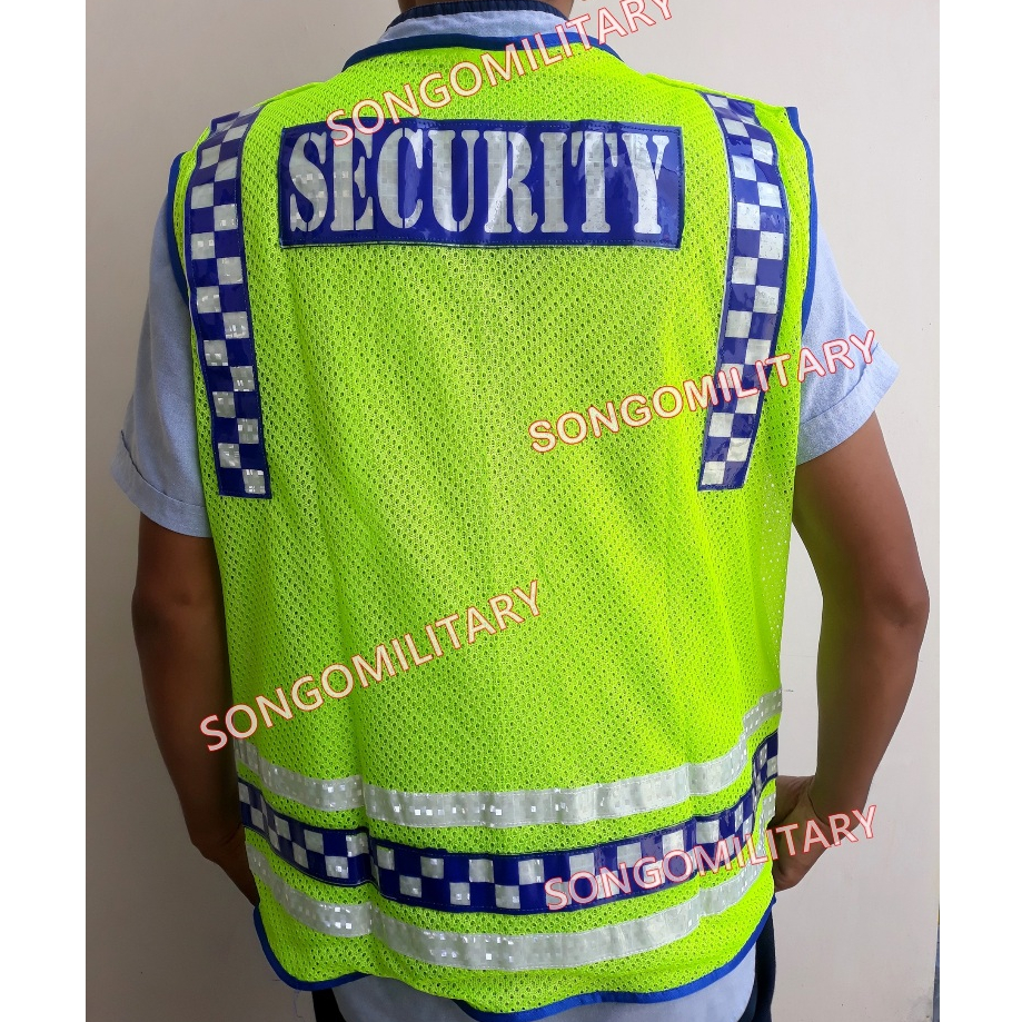 Jual SM Rompi Security Satpam / Rompi K3 Satpam / Rompi Kerja Security ...