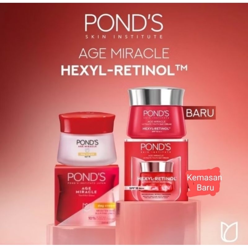 Jual PONDS Age Miracle day cream 10 dan 20gr | Shopee Indonesia