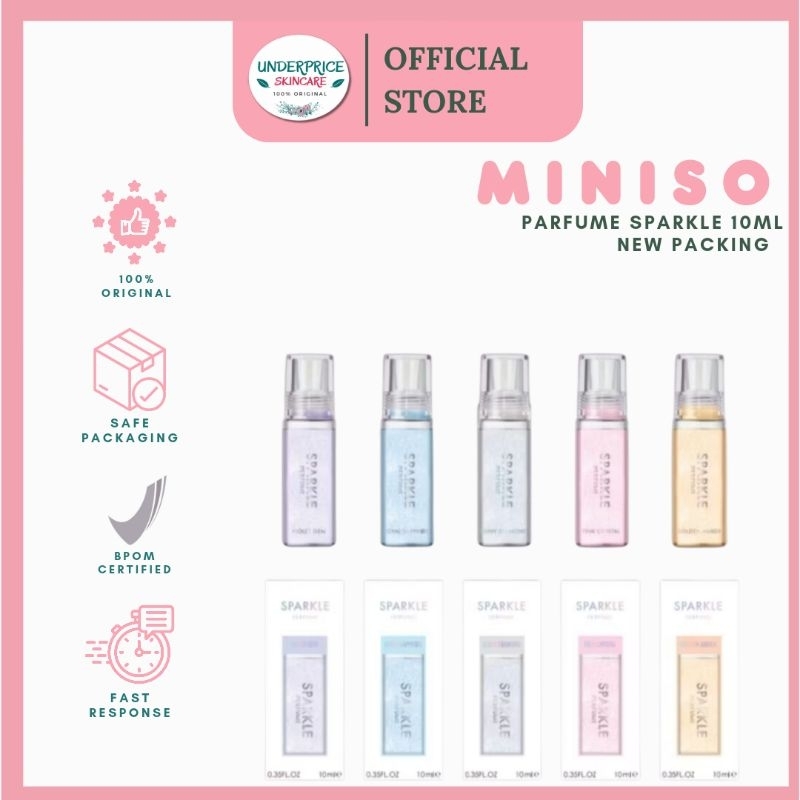 Jual MINISO Parfum Sparkle 10ml New Packaging | Shopee Indonesia