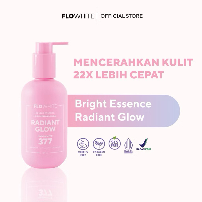 Jual Flowhite Beauty - Bright Essence Shimmering Lotion Radiant Glow ...