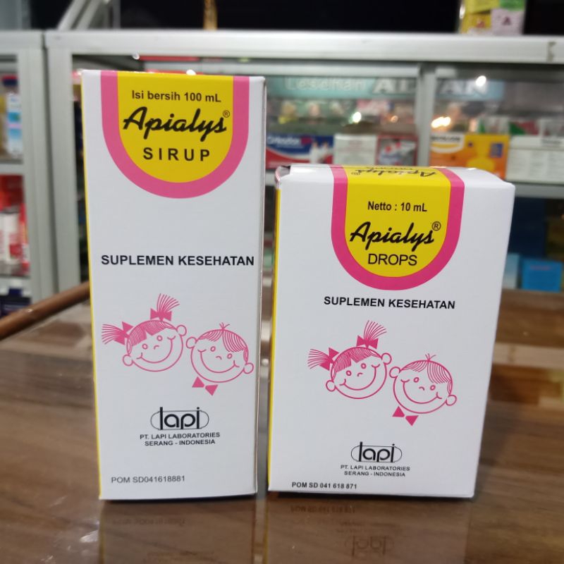 Jual Apialys sirup/drop | suplemen kesehatan multivitamin anak | Shopee ...