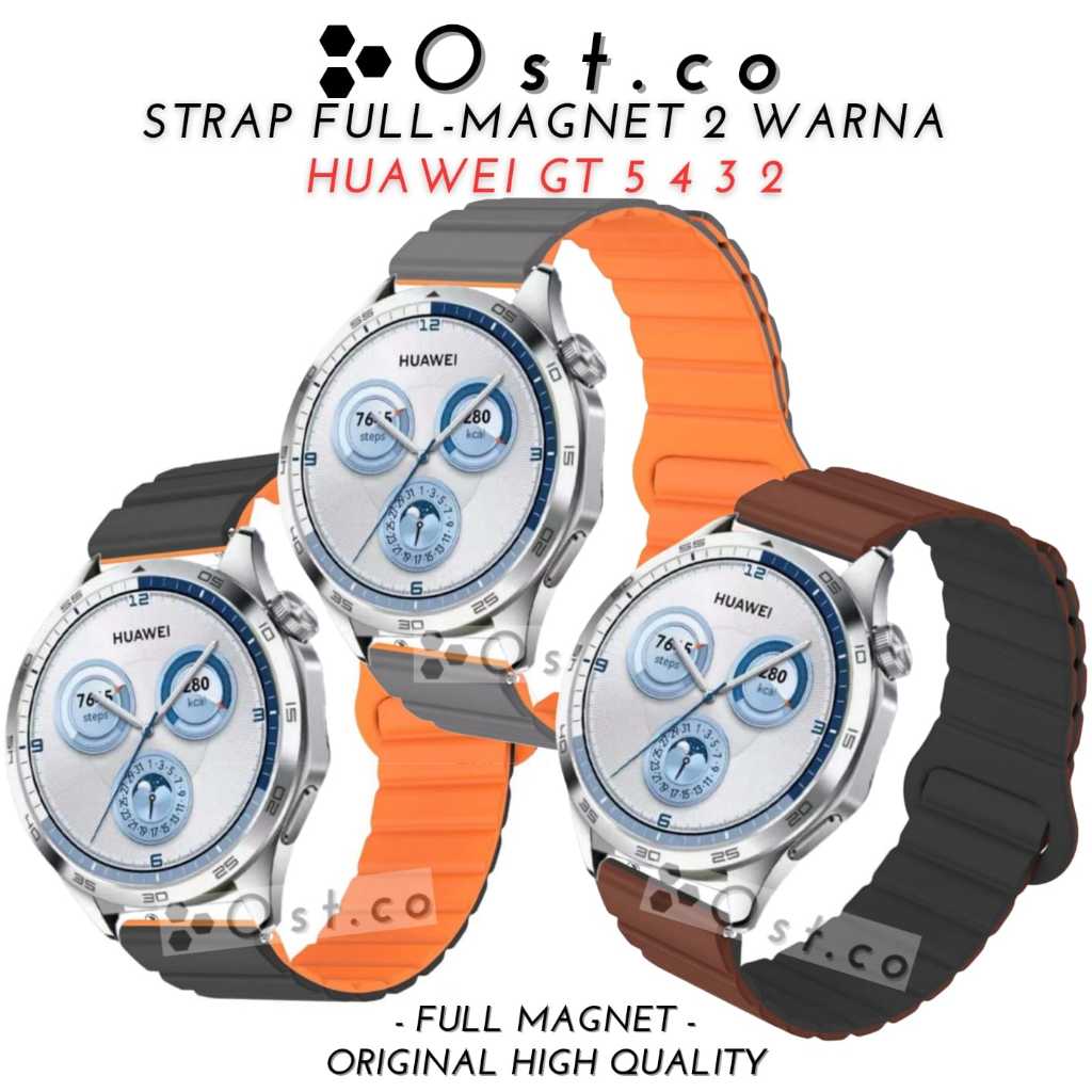 Jual Strap Huawei Watch GT 5 46mm GT 5 PRO GT 4/3/2 Full Magnet Magnet ...