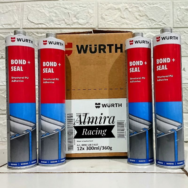 Jual Lem Kaca Bond Seal Wurth Hitam 310ml | Shopee Indonesia