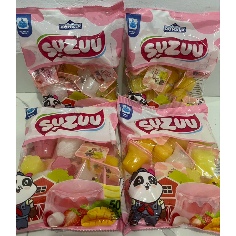 Jual SUZUU JELLY AGAR RASA SUSU DAN BUAH @25gr ISI 20 PCS / BUNGKUS ...