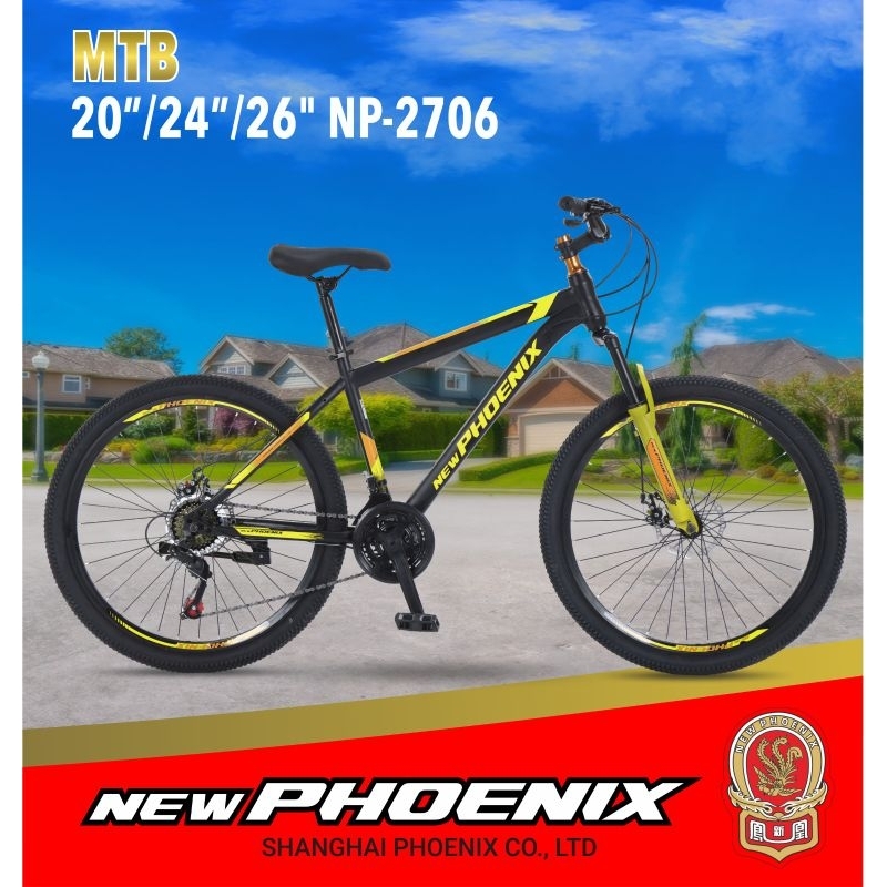 Jual SEPEDA GUNUNG MTB NEW PHOENIX 2706 / 2705 20 24 26 MURAH | Shopee Indonesia