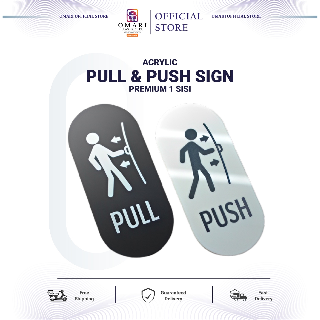 Jual OMARI Pintu Kaca Push Pull | Shopee Indonesia