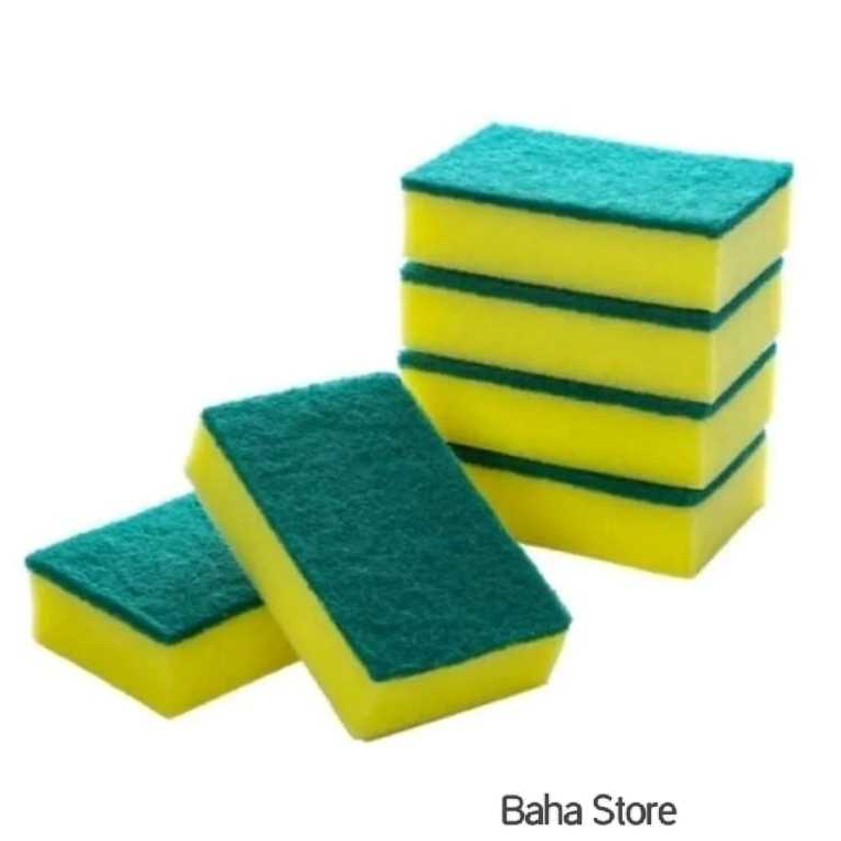 Jual Spon Sabut Busa Cuci Piring Dua Sisi Halus Dan Kasar Sponge ...