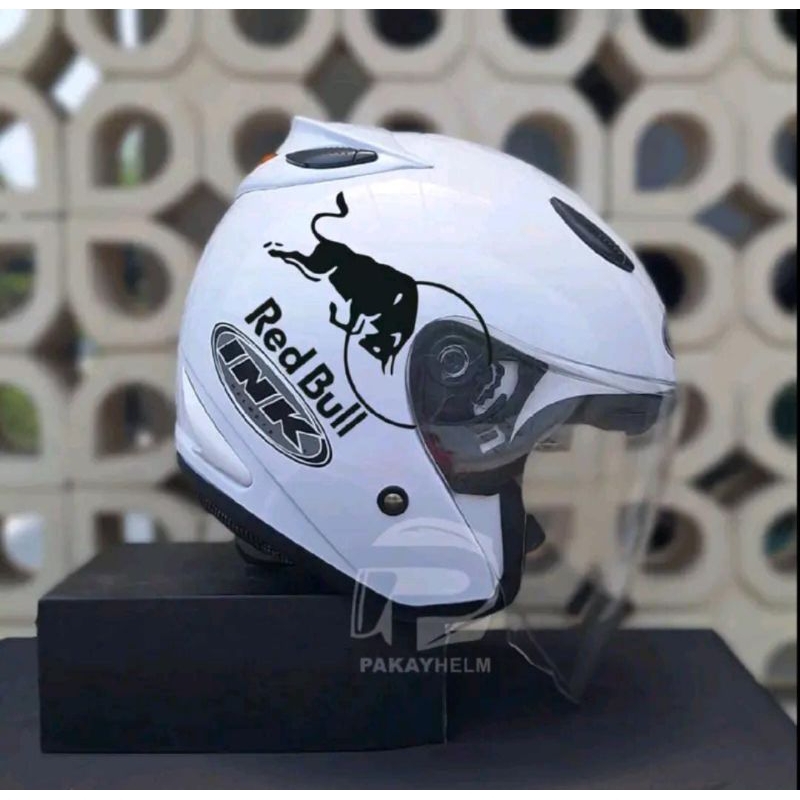 Jual Helm INK Centro Motif RedBull Busa Nyaman | Shopee Indonesia