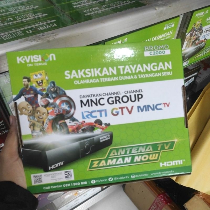 Jual RECEIVER DIGITAL K-VISION BROMO C2000/Kvision TV MNC Zaman Now ...