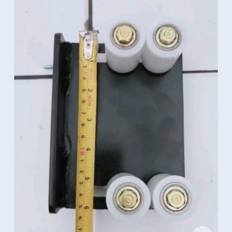 Jual Paket komplit Bracket roller pagar/dudukan roda atas pagar rumah ...