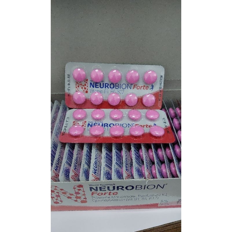 Jual Neurobion forte pink tablet 10 | Shopee Indonesia