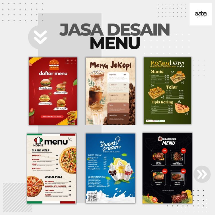 Jual Jasa Desain Menu | Design Menu | Daftar Menu | Shopee Indonesia