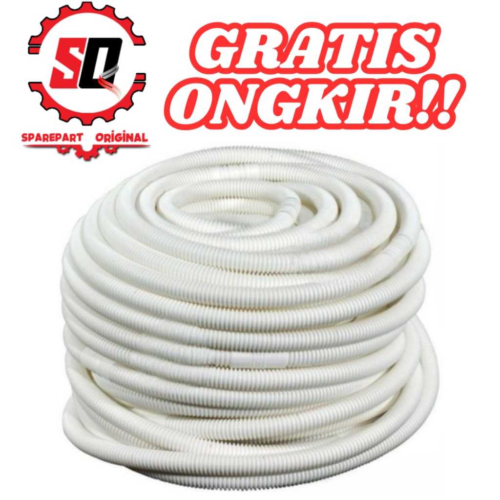 Jual FLEXIBLE DRAIN 1 ROLL | SELANG DRAIN PEMBUANGAN AIR AC 50 METER ...