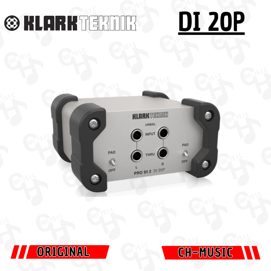 Jual Passive Stereo DI Box Klark Teknik DI 20P 2-channel Passive Direct ...