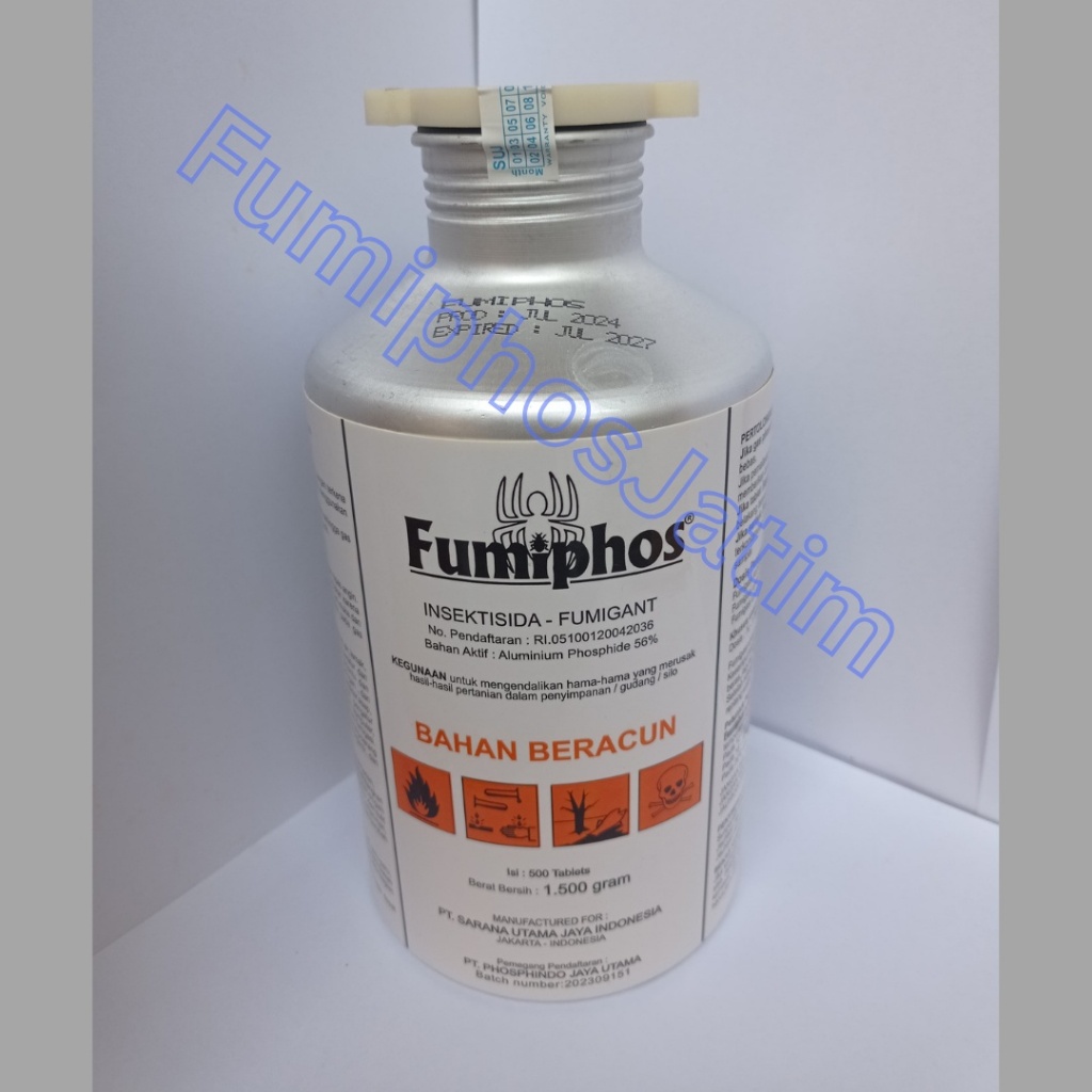 Jual Obat Kutu Pakan Ternak, Fumigan Tablet Efektif FUMIPHOS isi 500 ...