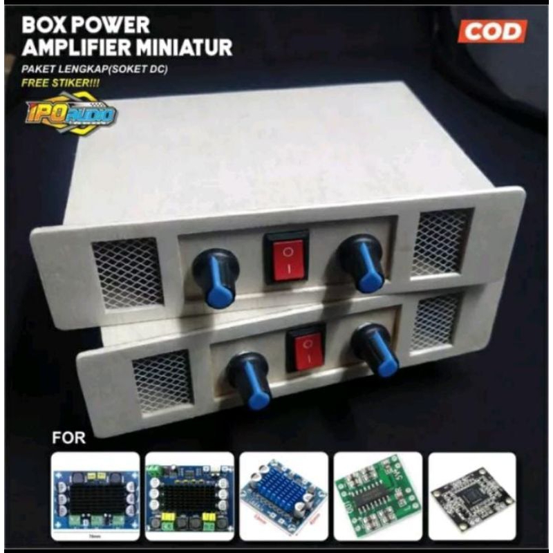 Jual Box Power Ampli Miniatur Ombro Minimalis Sudah diAmplas Halus ...