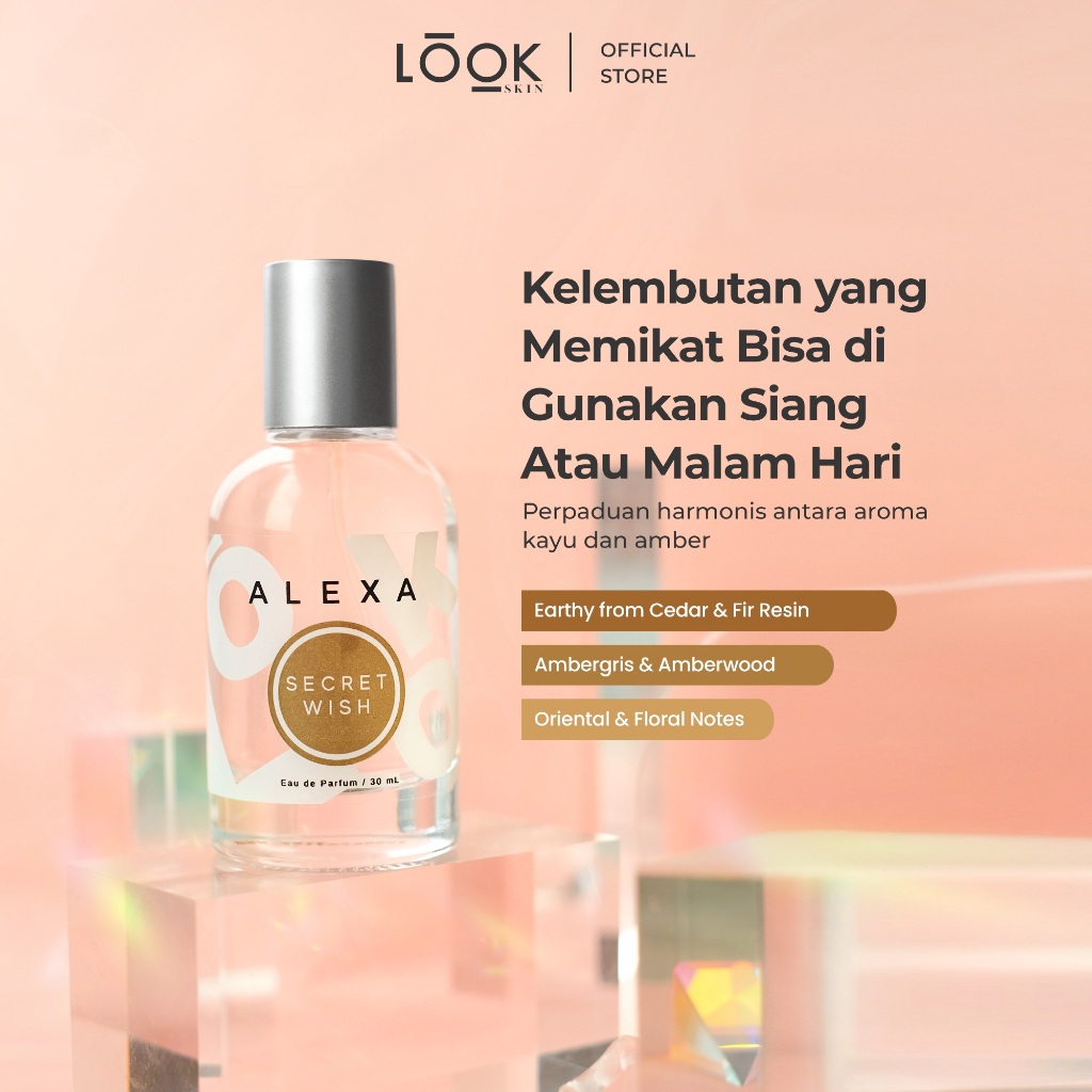 Jual Parfum Tahan Lama Pemikat Pria Wanita - ALEXA X LOOK (Secret Wish ...