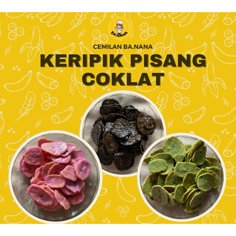 Jual Kripik Pisang Coklat Lumer isi 50gr | Shopee Indonesia