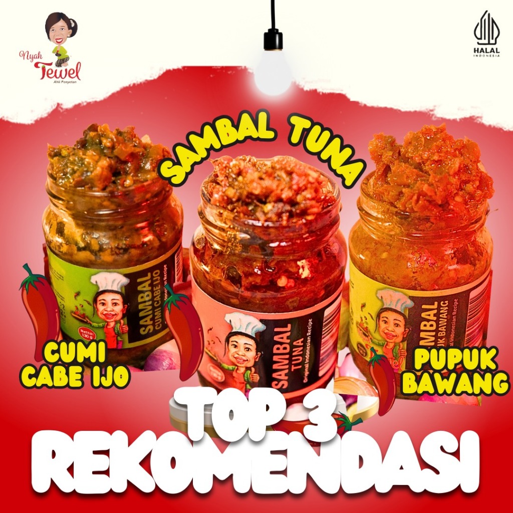 Jual NYAH TEWEL - Paket 3 Top Rekomendasi Sambal Khas Nusantara ...