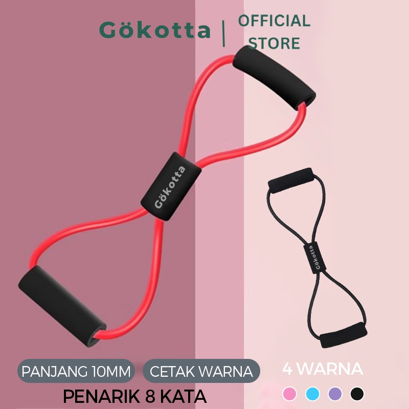 Jual GOKOTTA Yoga Stretch Rope Resistance Bands | Shopee Indonesia