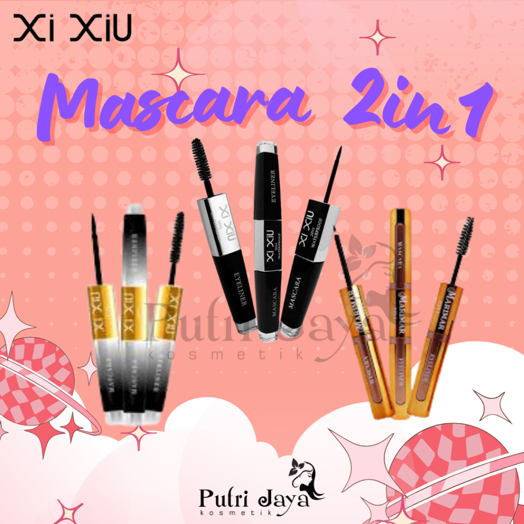 Jual XIXIU XI XIU Mascara-Eyeliner 2in1 | Waterproof | Divine / Marimar ...